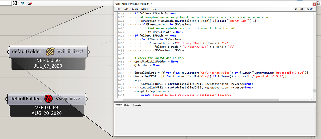Honeybee Legacy Doesn T Work After I Install Ladybug Tools Honeybee
