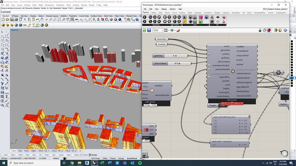Separate results in radiation analysis - ladybug-tools - Ladybug Tools ...