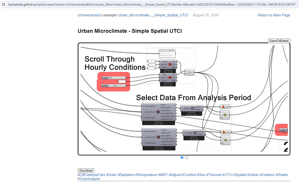 UTCI specific time of analysis - ladybug-tools - Ladybug Tools | Forum