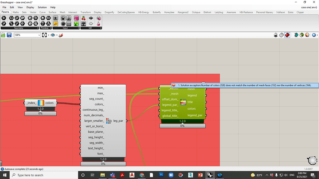 Utci heat map error - honeybee - Ladybug Tools | Forum