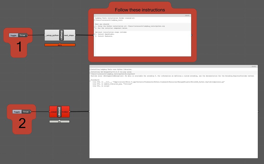 Ladybug Tools-Ladybug Tools 1.8.0 2024-03-23, MacOS Setup Problem ...