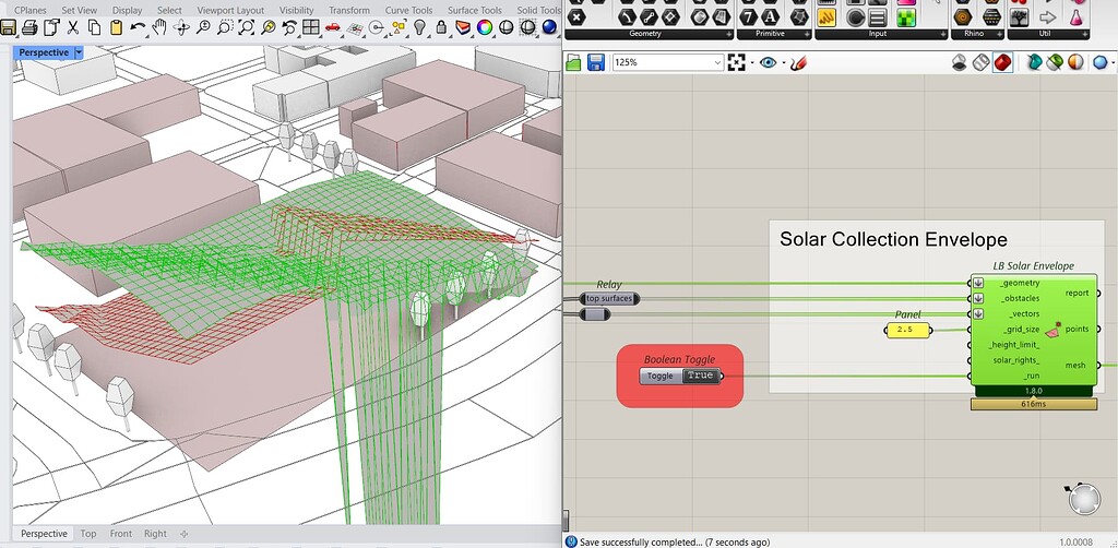 Solar envelope - Output mesh under site srf - ladybug-tools - Ladybug ...