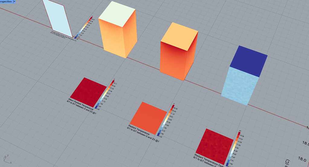 UTCI Comfort Map for Material Radiation Output - honeybee - Ladybug ...