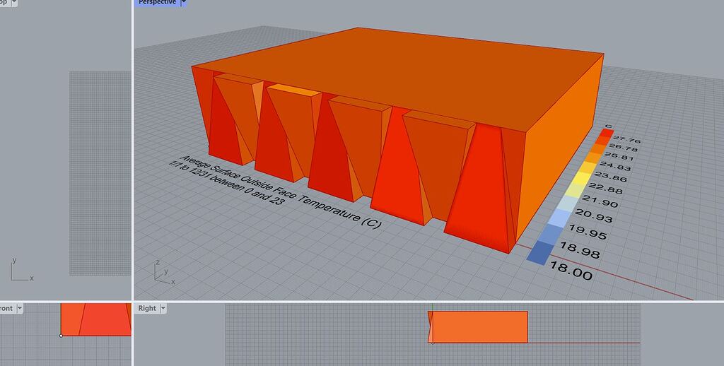 Energy plus grid-based analysis on surface - honeybee - Ladybug Tools ...