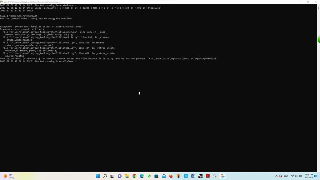 Failed annual daylight simulation - ladybug-tools - Ladybug Tools | Forum Failed annual daylight simulation - ladybug-tools - Ladybug Tools | Forum