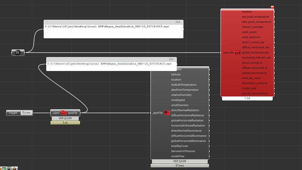 Local EPW file Recognized in Legacy 0.0.69 but not Version 1.3.0 ...