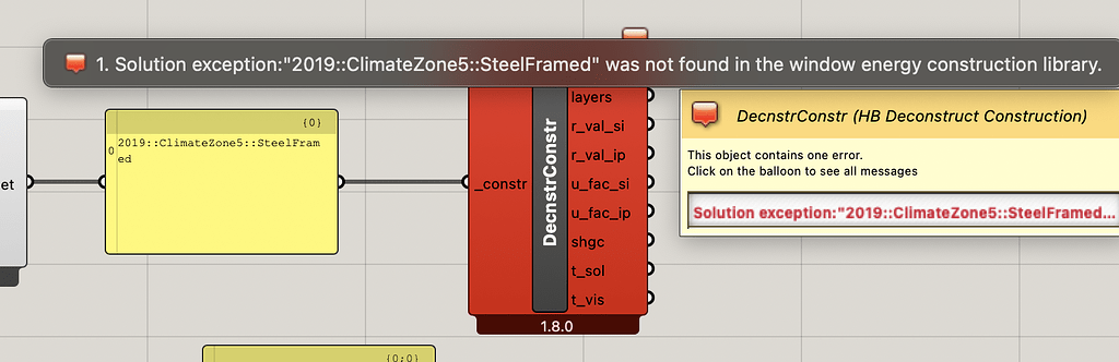 Help With Error in Grasshopper - Solution Exception error - ladybug - Ladybug Tools | Forum