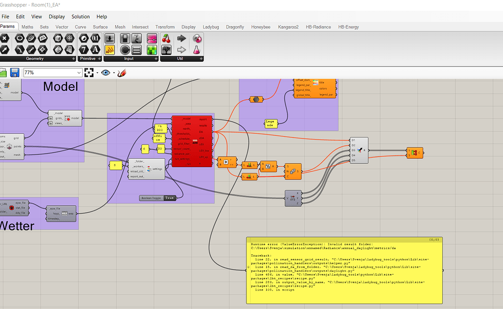Exel and radiance - ladybug-tools - Ladybug Tools | Forum