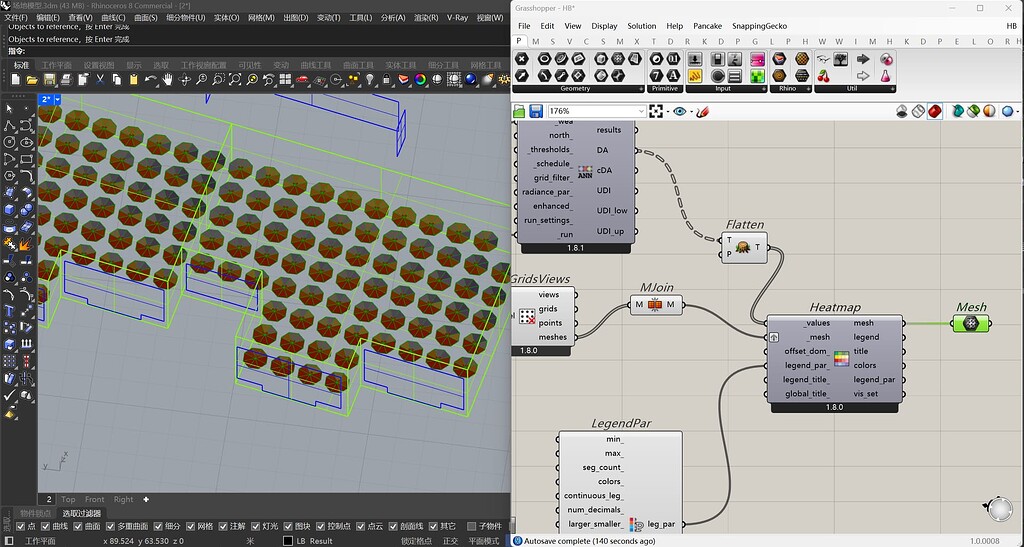 The "heatmap" only show ponit in mesh - grasshopper - Ladybug Tools | Forum