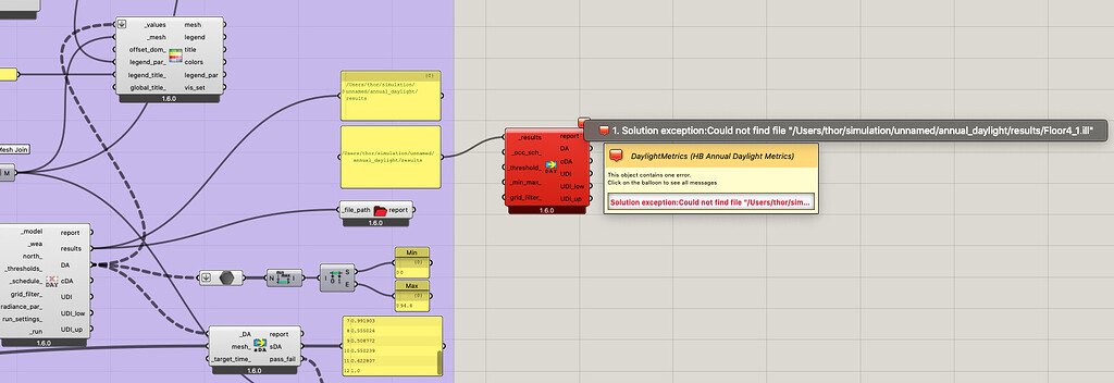 Results Daylight Metrics Not Finding File Path Ladybug Tools Forum