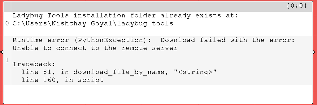 Ladybug Tools Installation: Runtime Error - ladybug-tools - Ladybug Tools | Forum
