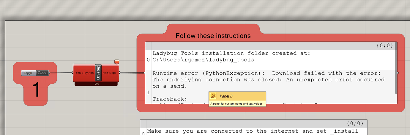Ladybug install problem: runtime error - ladybug - Ladybug Tools | Forum Ladybug install problem: runtime error - ladybug - Ladybug Tools | Forum