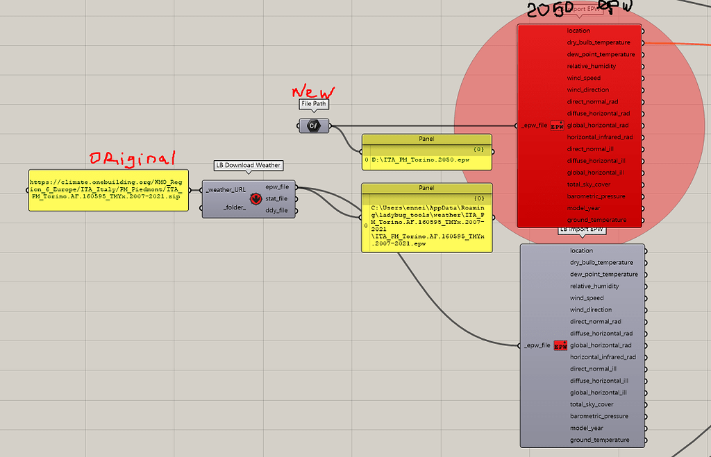 Custom EPW file import in Ladybug Grasshopper from PC folder - ladybug-tools - Ladybug Tools | Forum