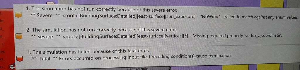 Fatal errors occured on processing input files. preceding conditions cause termination ...