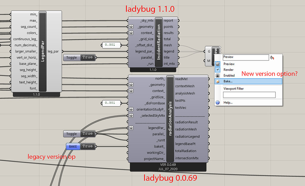 Problems for bake, new Ladybug tools - ladybug-tools - Ladybug Tools ...