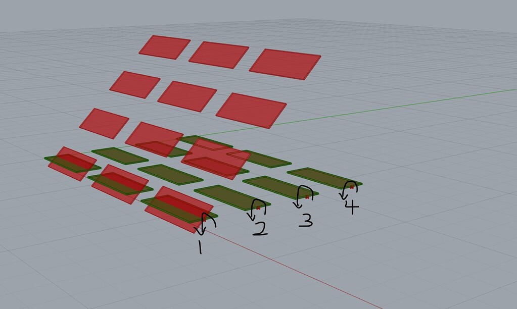 Rotate objects in an array at different points - grasshopper - Ladybug Tools | Forum