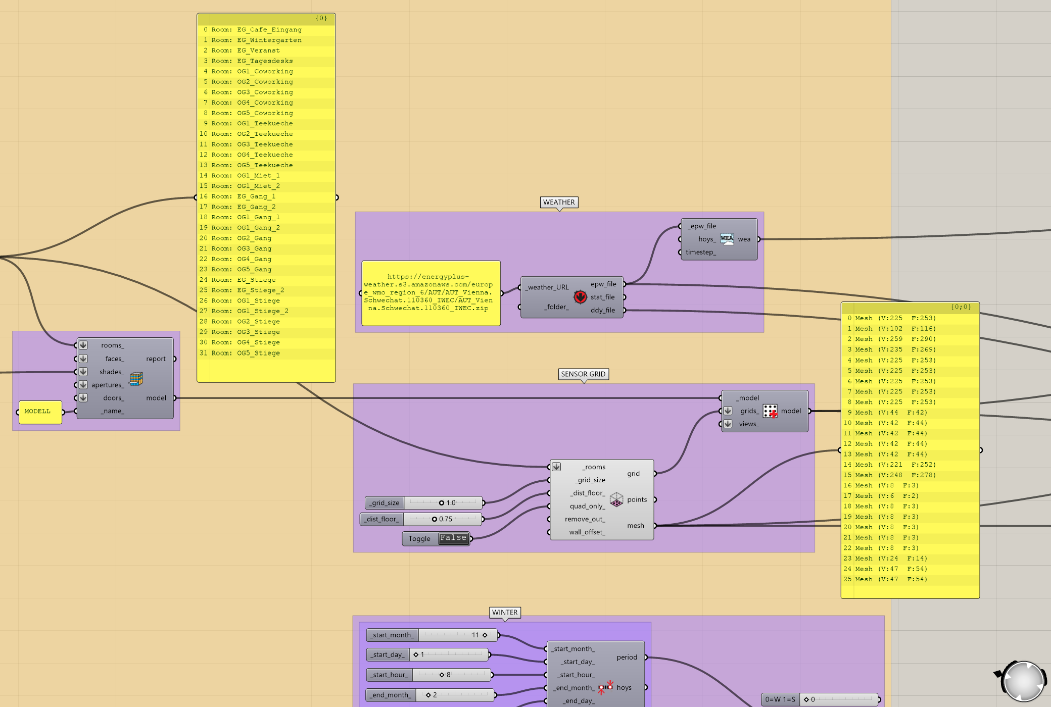 HB Sensor Grid putting out fewer meshes than number of input rooms ... HB Sensor Grid putting out fewer meshes than number of input rooms ...