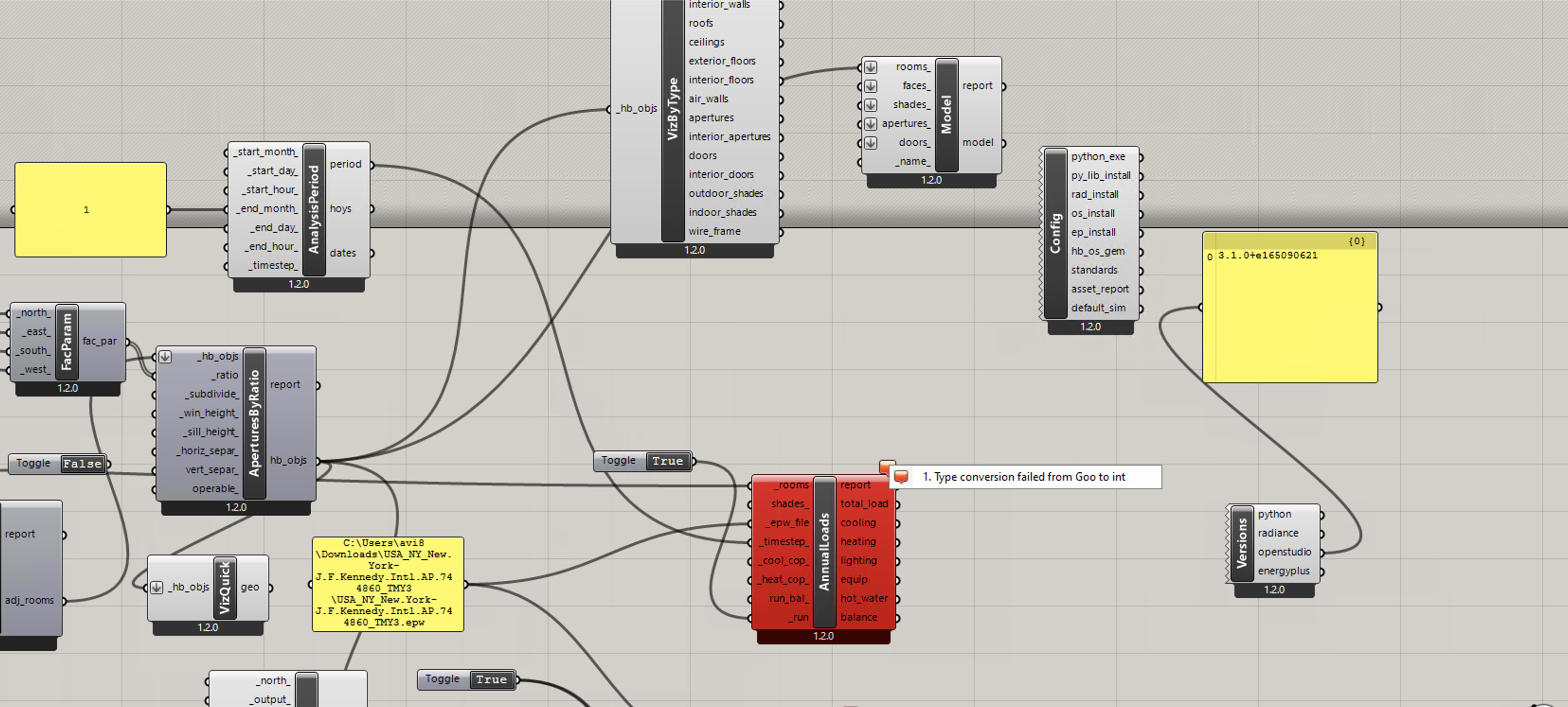 EnergyPlus on Honeybee Legacy not running - Ladybug Tools | Forum